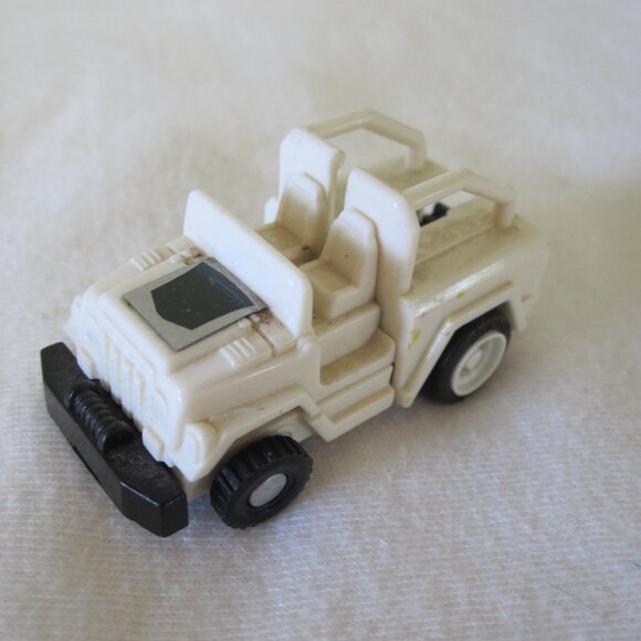 Toys | 1984 Transformers Action Figure White Minispy Jeep | Poshmark